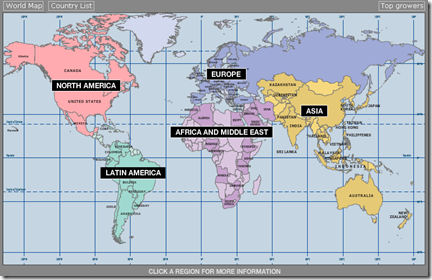 The Economist: “The World in 2009” Forecast Map - Chart Porn